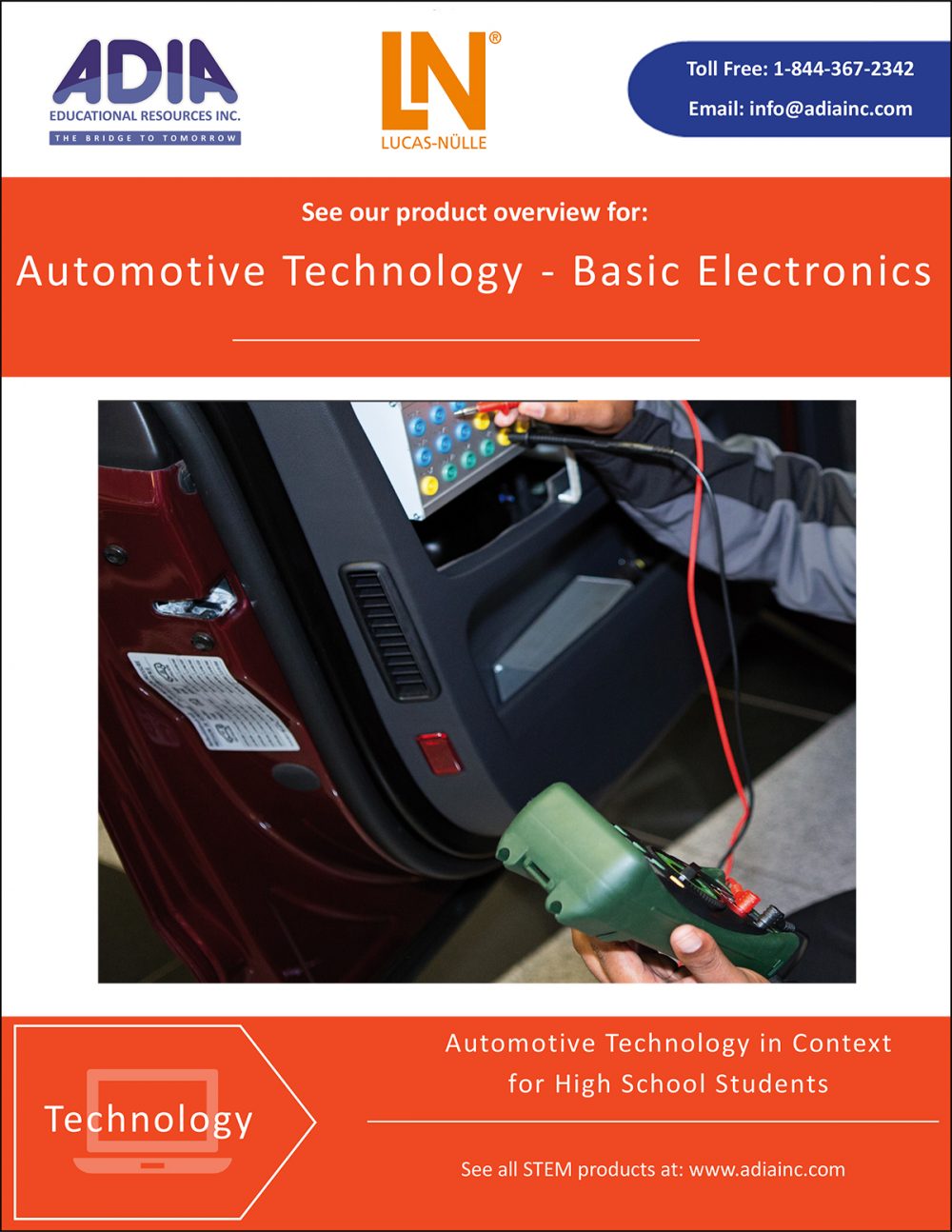 Automotive Technology in Context for High School Students - ADIA Inc.